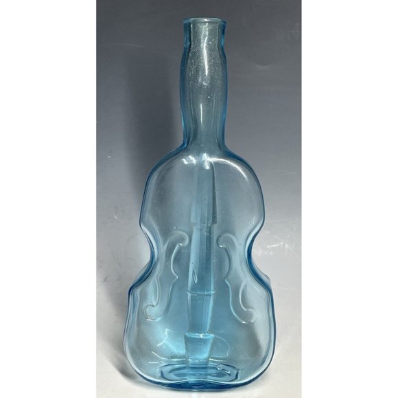 Accents | 193s Art Deco Dell Glass Blue Cello Mandolin Stringed ...